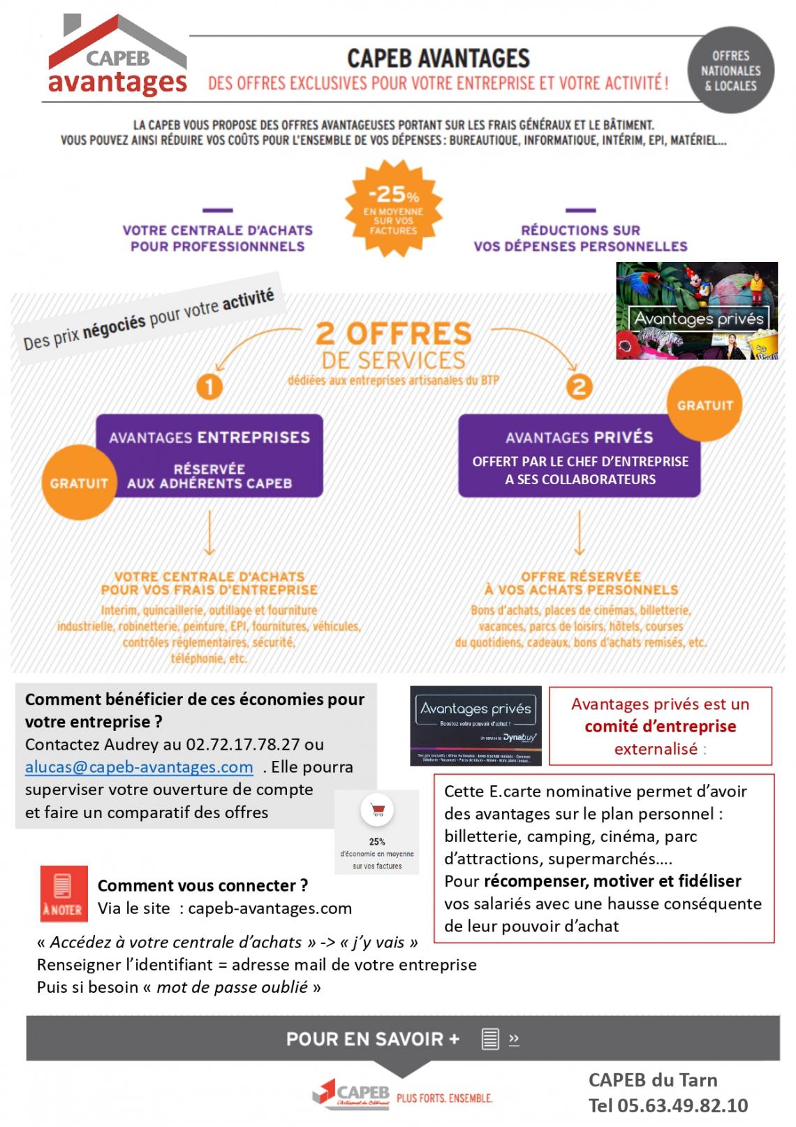 CAPEB Avantages pour votre entreprise et vos salariés ・ CAPEB